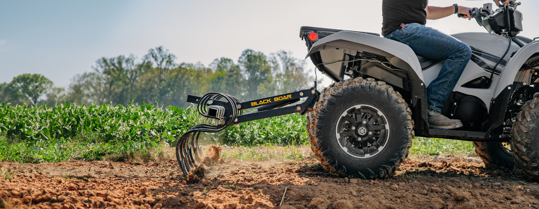 Black Boar ATV Attachments & Accessories | Durable ATV Land Prep Tools