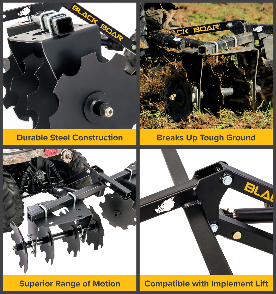 Black Boar - ATV Disc Harrow, Implement (E/F)