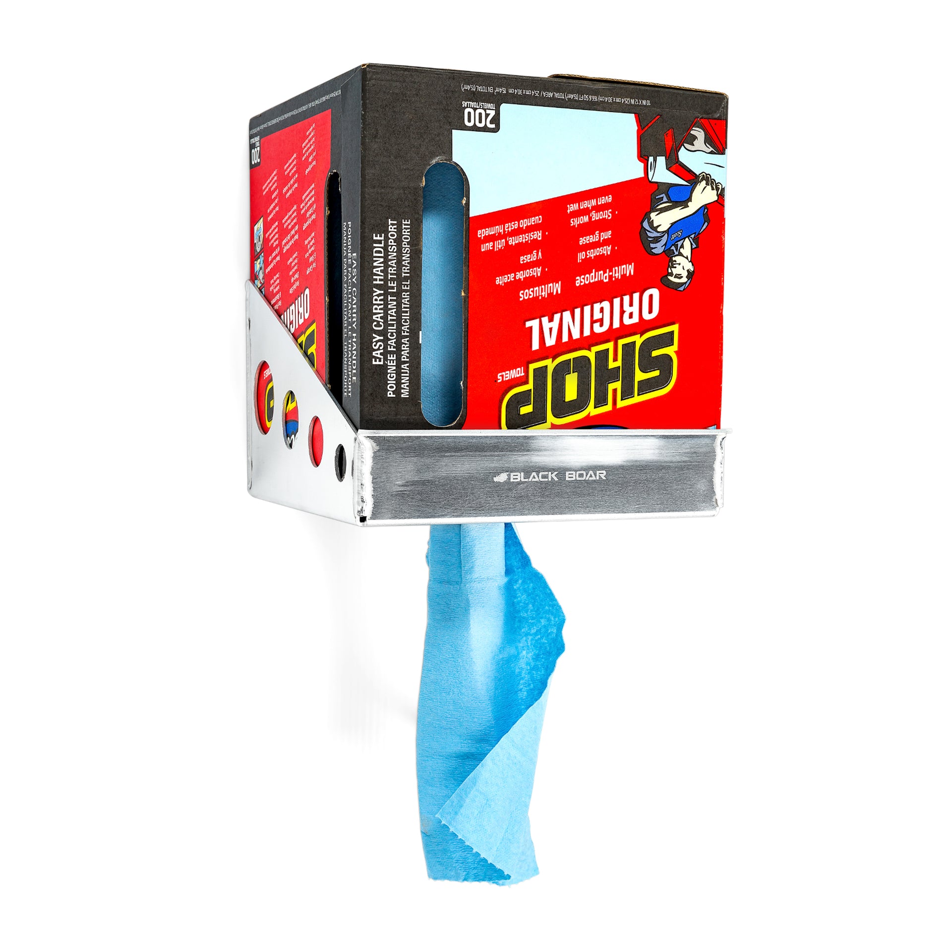 Aluminum Rag Box Holder